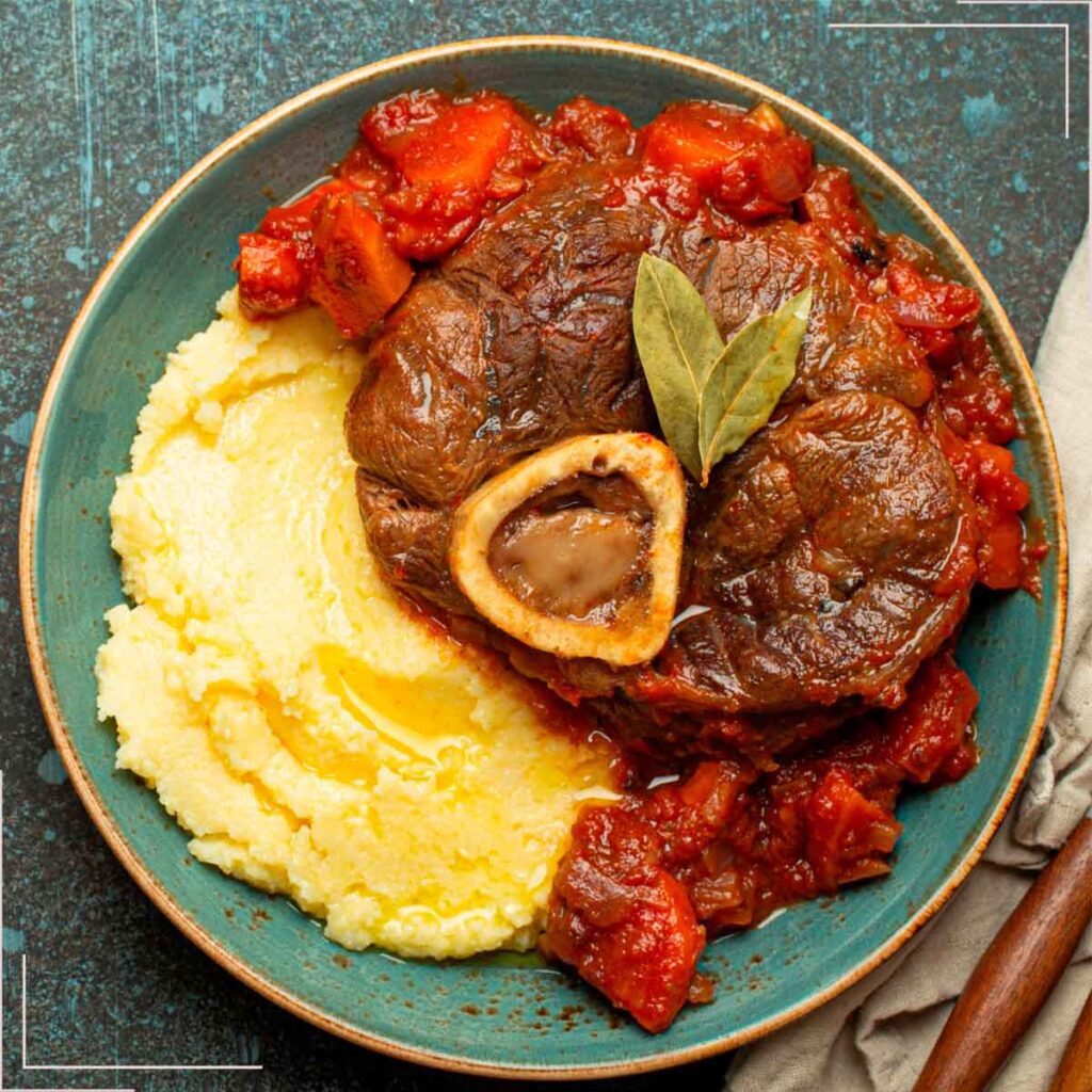 Receita Ossobuco Com Purê Desmanchando